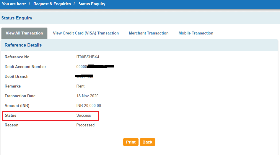 How To Check SBI Transaction Status Using The Reference Number